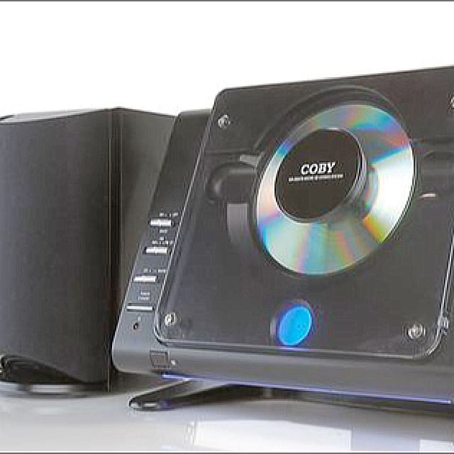 New COBY Micro CD Player Stereo System With AM/FM Tuner CX-CD37, Audio ...