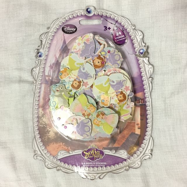 Sofia The First 3-D Novelty Stickers 24 Pcs, Hobbies & Toys, Toys ...