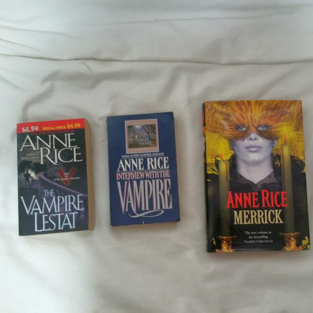 Anne Rice Vampire Chronicles - Interview With The Vampire, The Vampire ...