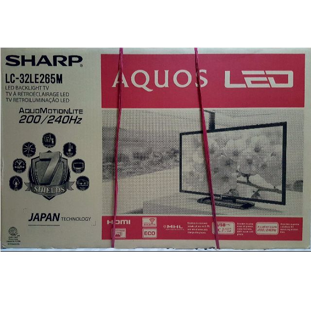 Brand New Sharp Aquos Digital LED TV 32 inch (DVB-T2), TV & Home Appliances, TV & Entertainment ...