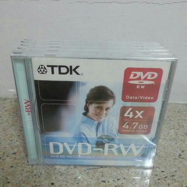 Brand New TDK DVD RW, TV & Home Appliances, TV & Entertainment, Blu-Ray ...
