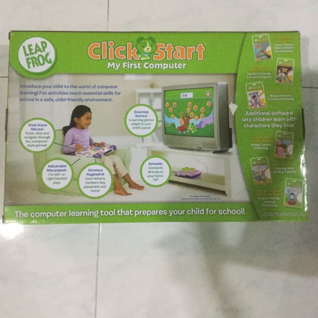Leapfrog Click Start My First Computer, Babies & Kids, Infant Playtime ...