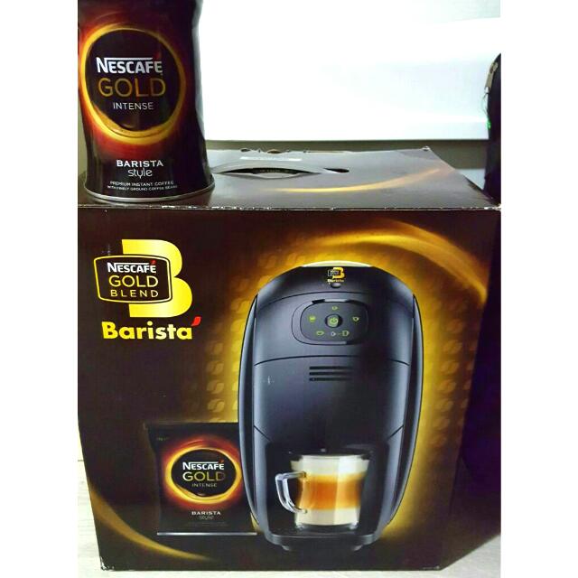 NEW Nescafe Gold Blend Machine + FREE Bottle Of Nescafe Gold Instant ...