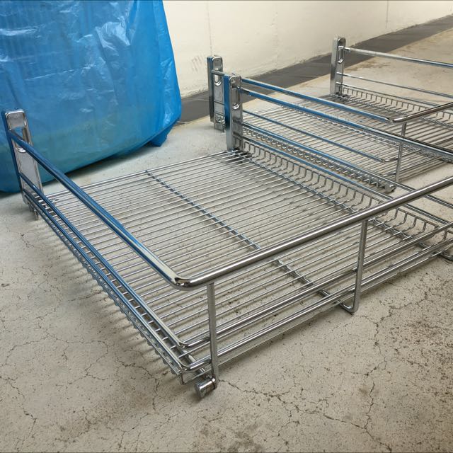 Stainless Steel Kitchen Drawer Rack, TV & Home Appliances, Kitchen ...