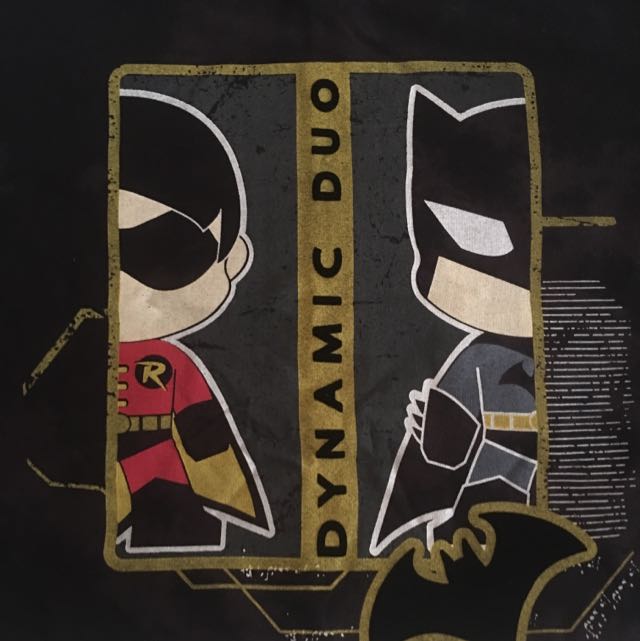 D.C. COMICS DYNAMIC DUO BATMAN ROBIN HEROES W ATTITUDE TEE SHIRT ...