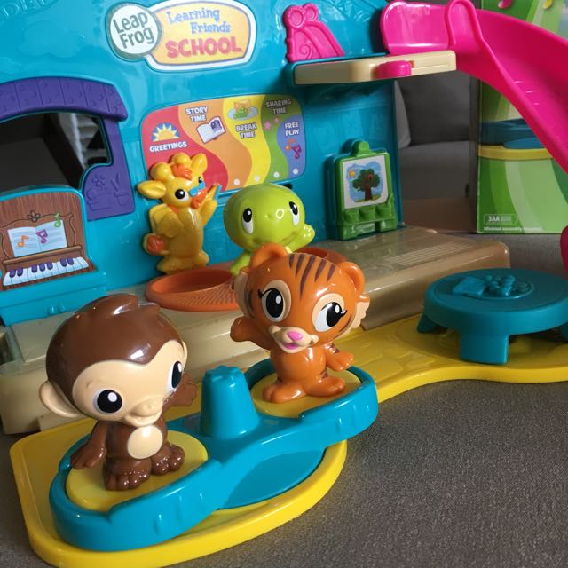 Leapfrog learning friends play & discover school set with adventure bus ...
