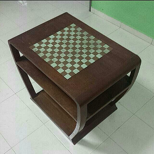 Vintage Checkers Table, Furniture & Home Living, Home Decor, Other Home ...