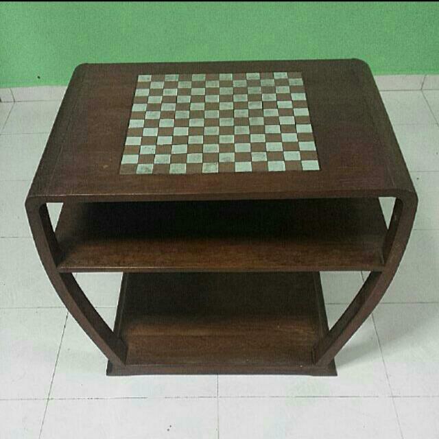Vintage Checkers Table, Furniture & Home Living, Home Decor, Other Home ...