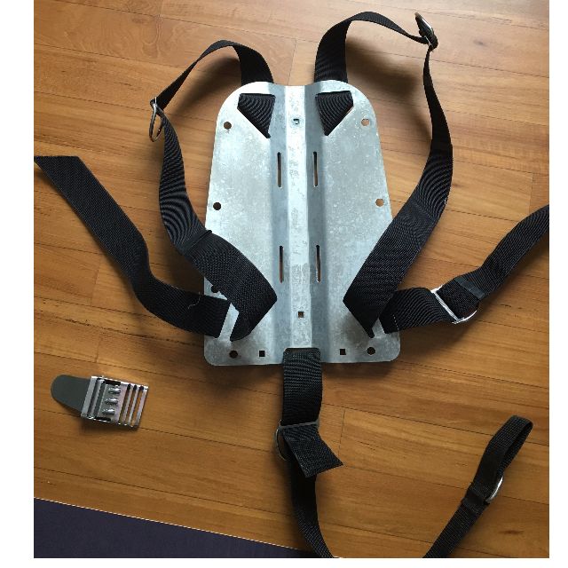 Backplate Diving (Aluminium), Sports Equipment, Sports & Games, Water ...