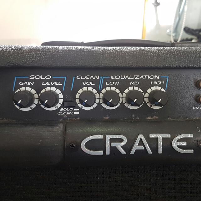 Guitar Amp (Crate 15W), Hobbies & Toys, Music & Media, Music ...