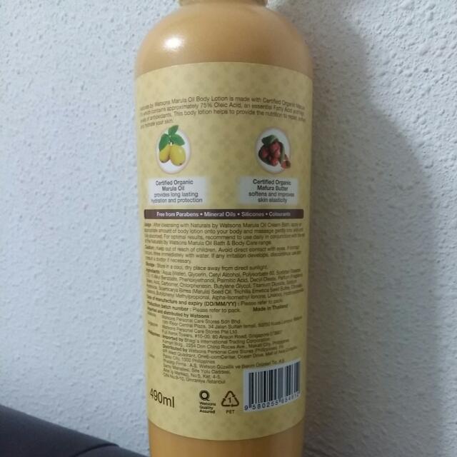 Marula Oil Body Lotion, Beauty & Personal Care, Bath & Body, Body Care ...