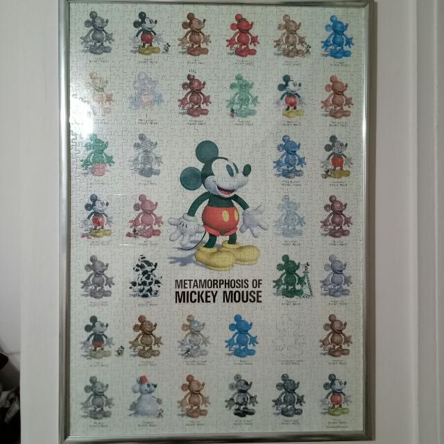 Mickey Mouse Puzzle 1000 pcs n Frame, Hobbies & Toys, Toys & Games on ...