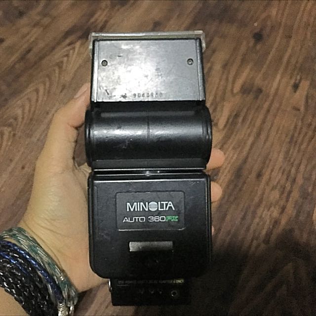 Minolta 360PX Flash, Photography, Cameras on Carousell