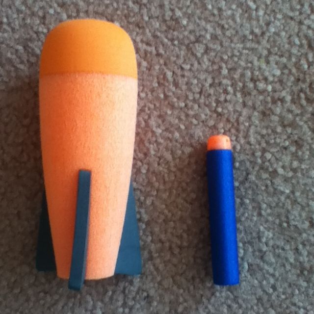 NERF MEGA Missiles Grenade Refill for N-Strike Elite Demolisher ThunderBlast Missile Launcher ...