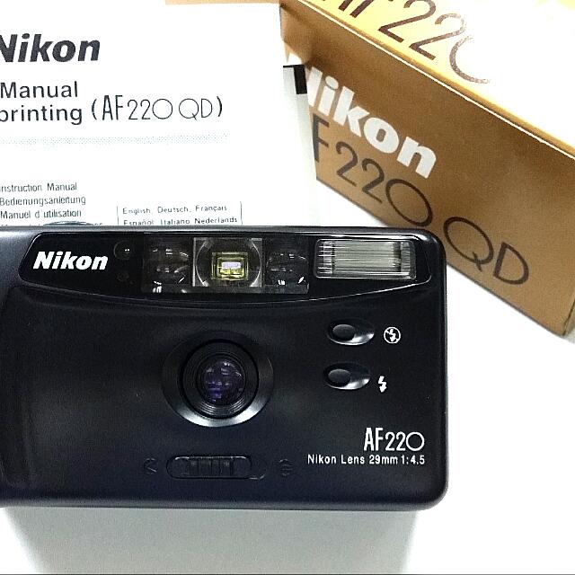 (BRAND NEW) Nikon AF220 QD, Photography, Cameras on Carousell