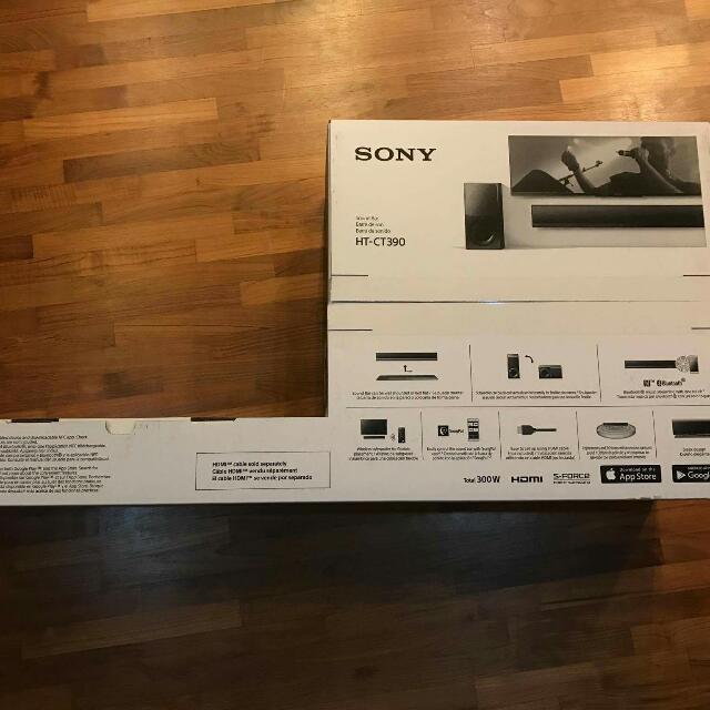 SONY SOUNDBAR HT-CT390 2.1ch with Bluetooth, Audio, Soundbars, Speakers ...