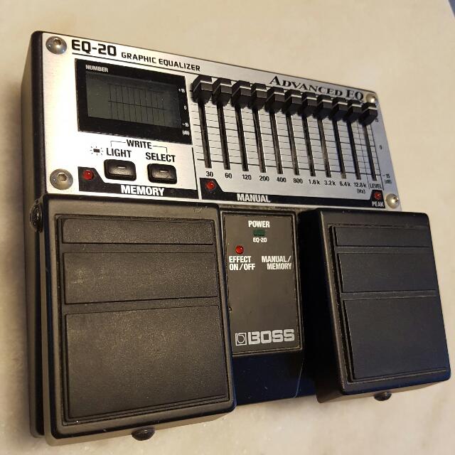 SUPER RARE BOSS EQ-20, Hobbies & Toys, Music & Media, Music Accessories ...
