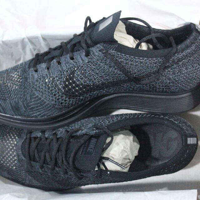 Triple Black Flyknit Racer, Men's Fashion, Footwear, Sneakers on Carousell