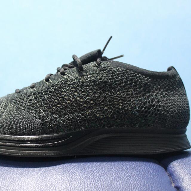 Triple Black Flyknit Racer, Men's Fashion, Footwear, Sneakers on Carousell