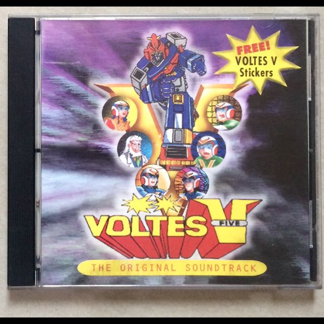 Original VOLTES V Soundtrack CD Stickers Inside, Hobbies & Toys, Music ...