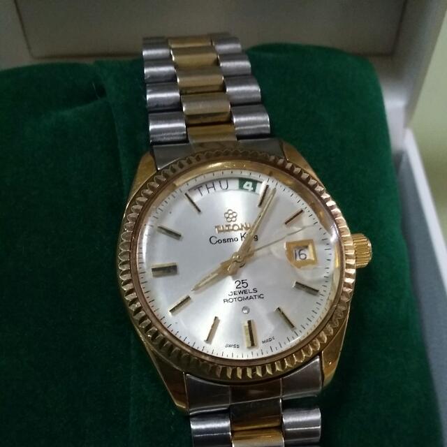 Titoni Cosmo King Rotomatic Swiss, Women's Fashion, Jewelry ...