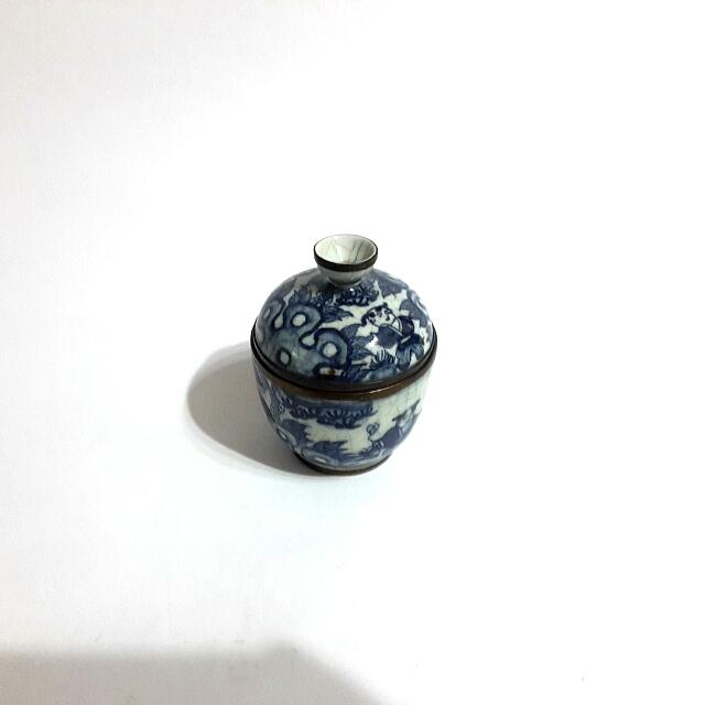Chinese Old Mini Chupu Depicted Children In The Garden, Furniture ...
