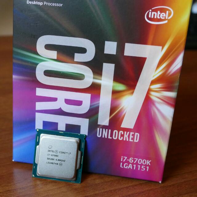 Intel® Core™ i7-6700K Processor, Computers & Tech, Parts & Accessories ...