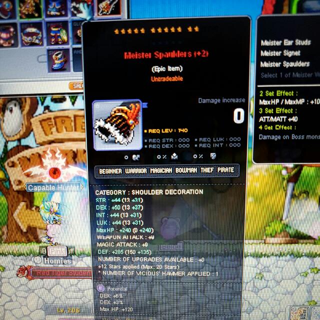 Maplestory Aquila meister (maplesea), Video Gaming, Video Game Consoles ...