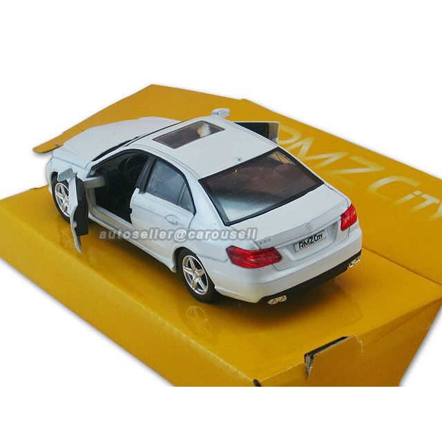 Mercedes Benz E63 AMG 1/36 diecast model car (white), Hobbies & Toys ...