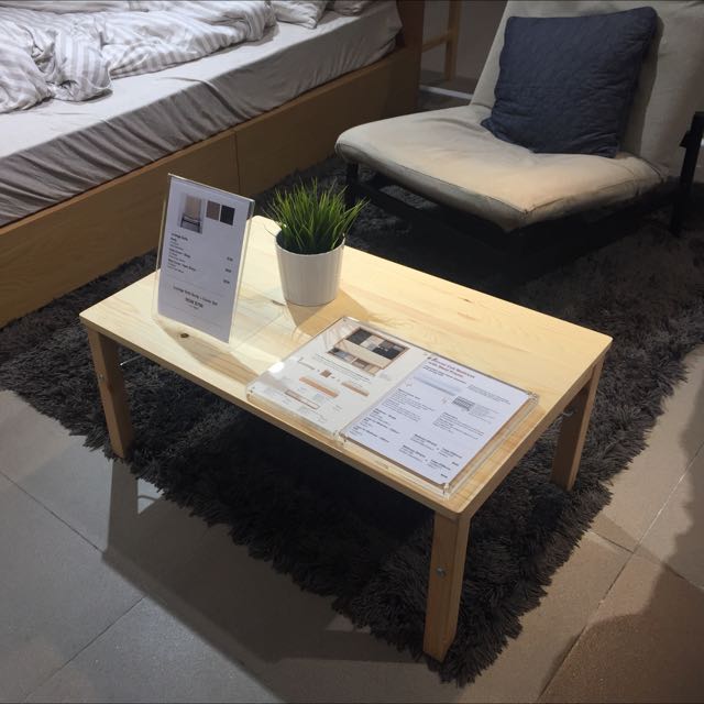 Muji Wooden Coffee Table, Furniture & Home Living, Furniture, Tables ...