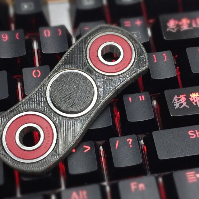 混合陶瓷指尖陀螺 3D Print Hybrid Ceramic Dual Wave Fidget Spinner, 興趣及遊戲, 旅行 ...