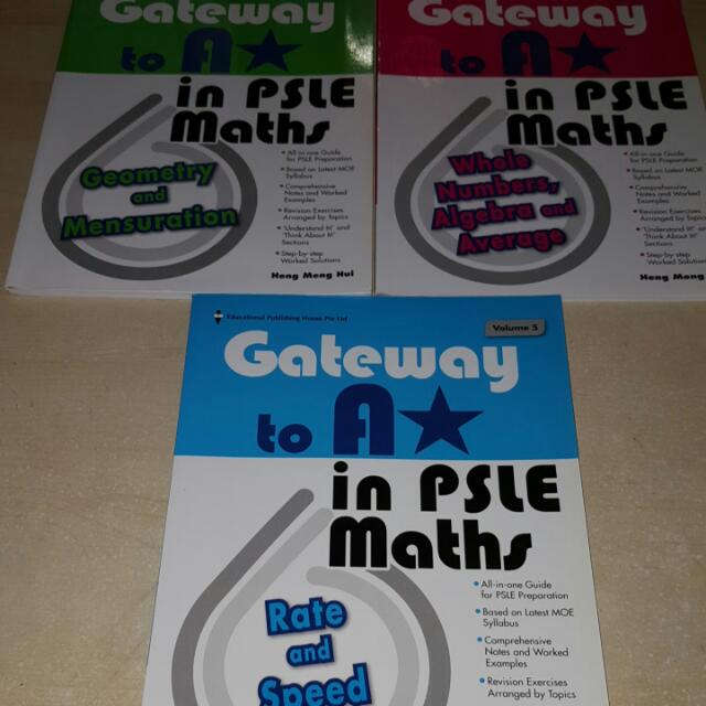 BN Pri 6 Gateway To A* PSLE Maths - Full Set, Hobbies & Toys, Books ...