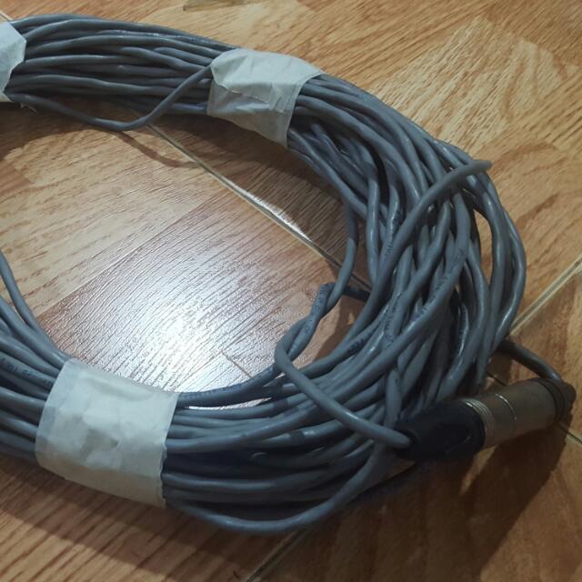 Microphone Cables - Long x 2, Computers & Tech, Parts & Accessories ...