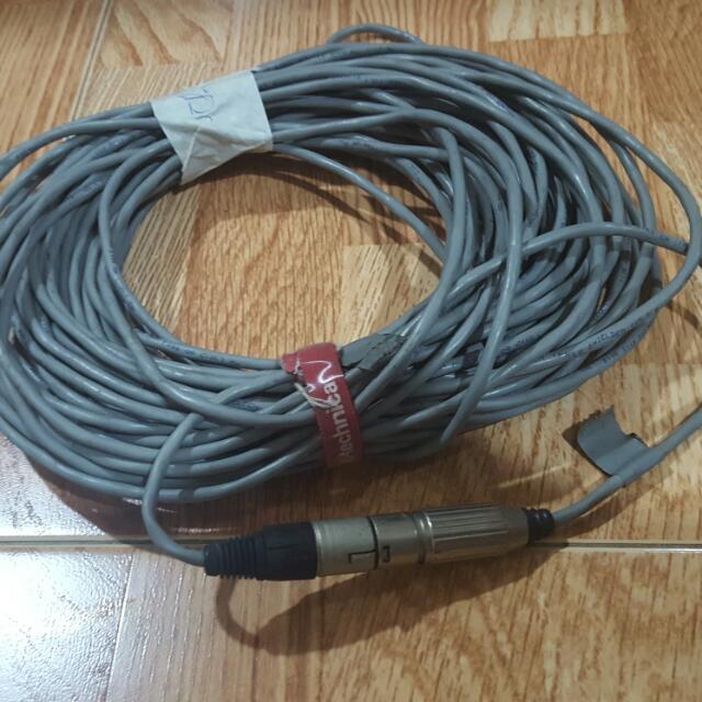 Microphone Cables - Long x 2, Computers & Tech, Parts & Accessories ...