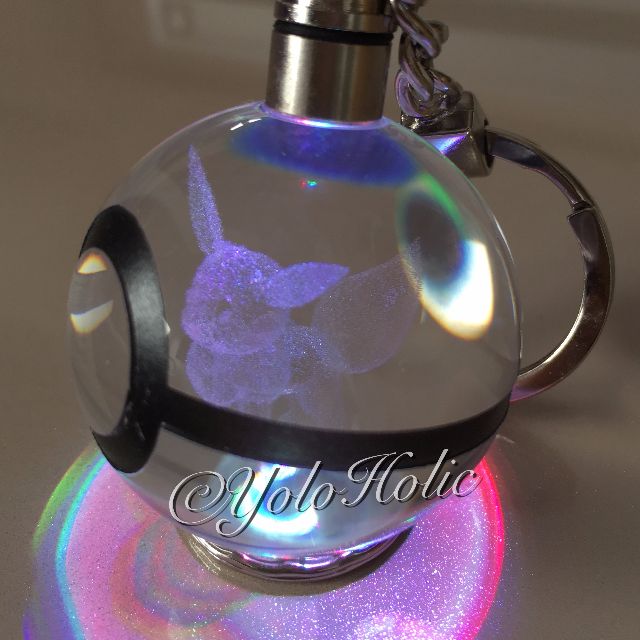 Pokemon: Crystal Pokeball keychain, Hobbies & Toys, Stationery & Craft ...