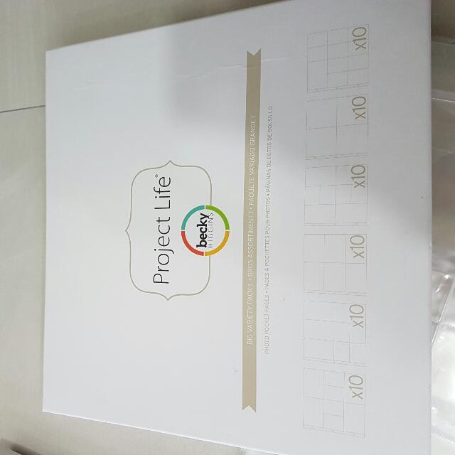 Becky higgins project life big variety pack physcial photo pocket pages ...