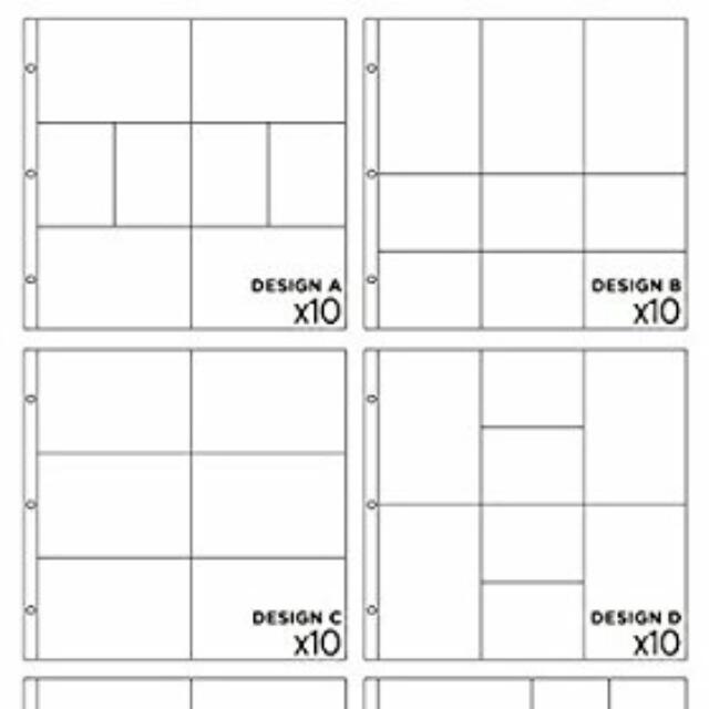 Becky higgins project life big variety pack physcial photo pocket pages ...