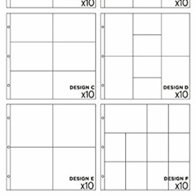 Becky higgins project life big variety pack physcial photo pocket pages ...