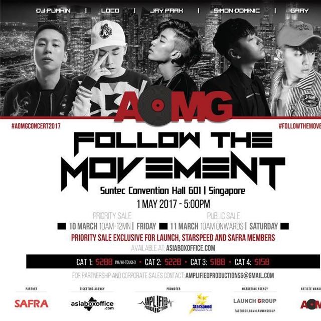CAT 2 STANDING AOMG IN SG, Hobbies & Toys, Memorabilia & Collectibles, Fan Merchandise on Carousell