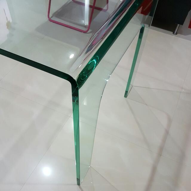 Full Glass table, Furniture & Home Living, Furniture, Tables & Sets on ...
