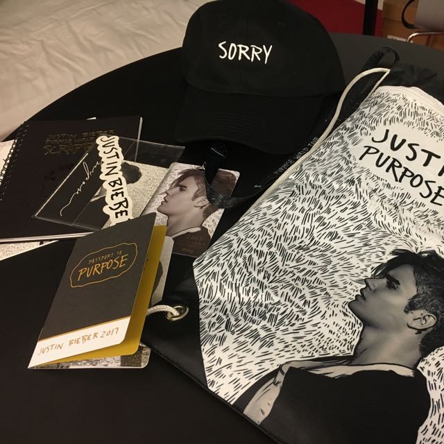 Limited Edition Justin Bieber VIP Purpose Tour Merchandise, Hobbies ...