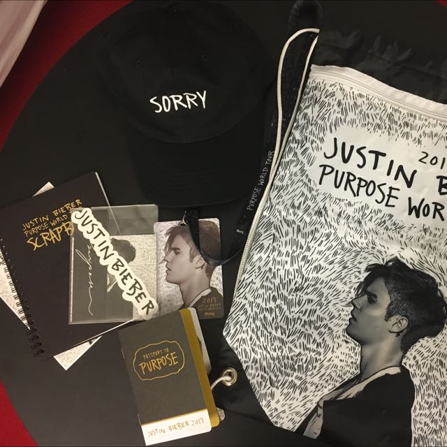 Limited Edition Justin Bieber VIP Purpose Tour Merchandise, Hobbies ...