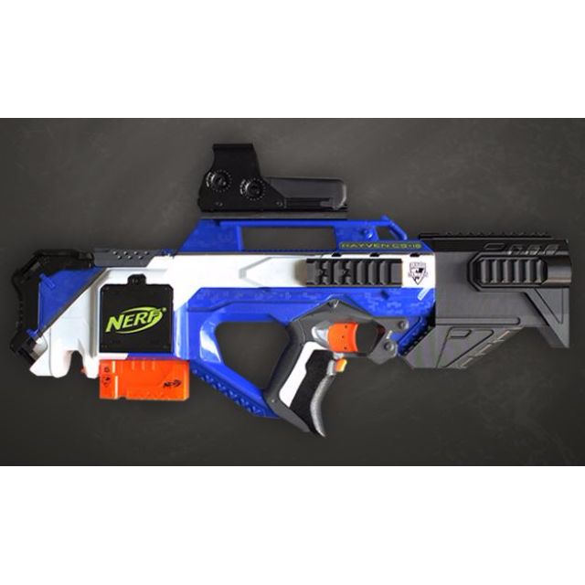 Nerf Rayven Barrel Attachment Modification (RARE), Hobbies & Toys, Toys ...