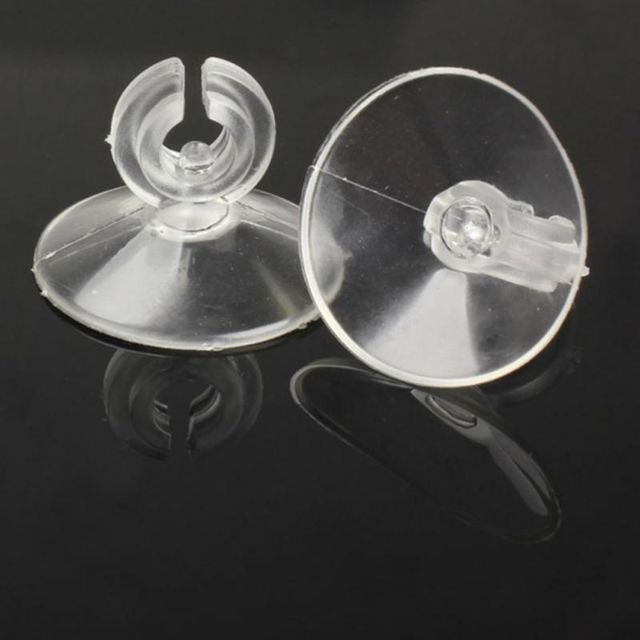 Aquarium Soft Plastic Suction Cup Holder Fish Tank Sucker Pipe Clip ...
