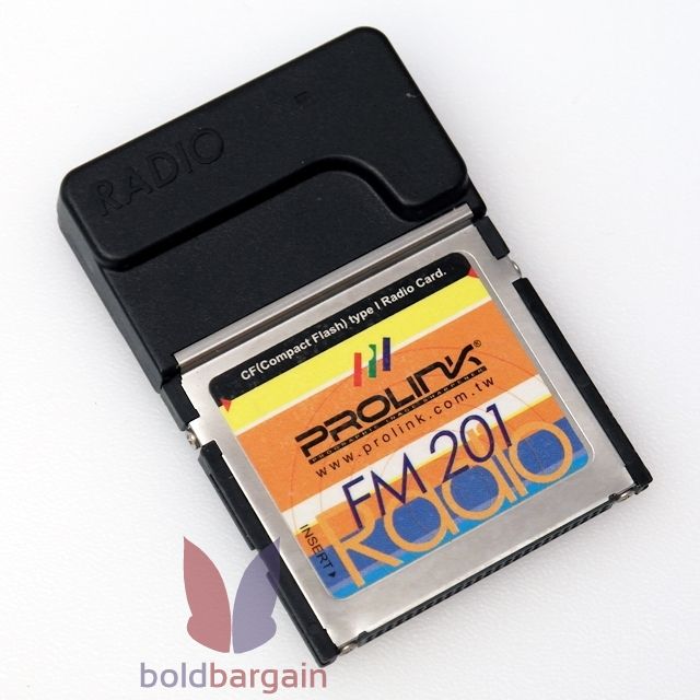 Rare PROLINK PV-FM201 FM Radio Compact Flash CF Type I card, Mobile ...