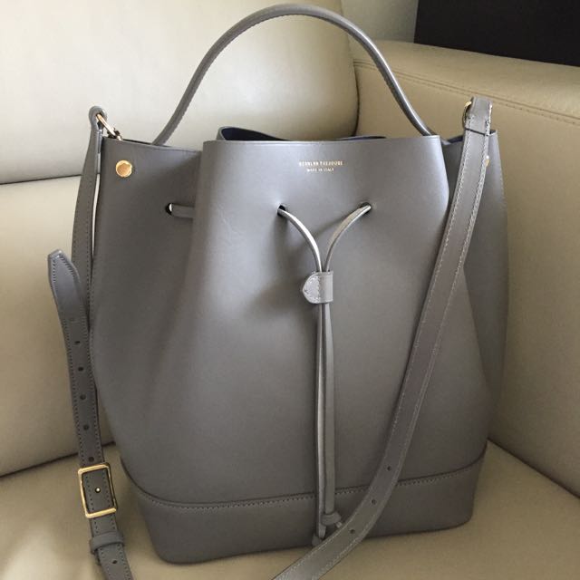 Scanlan Theodore Bucket Bag Grey, Luxury, Bags & Wallets on Carousell