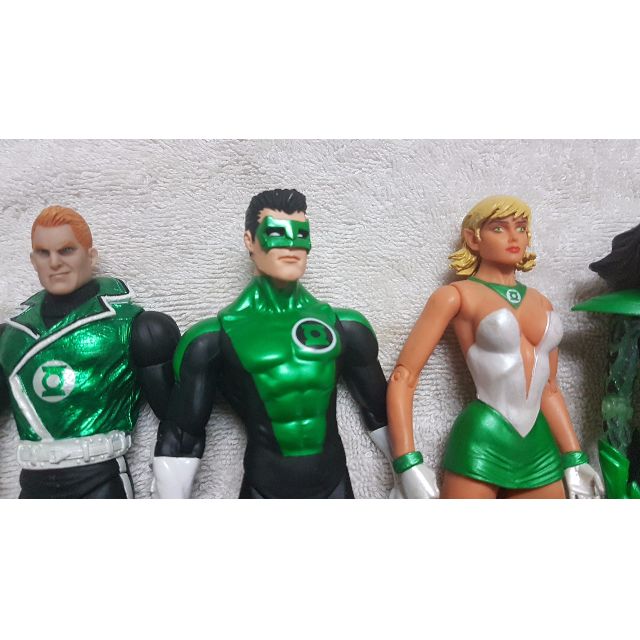DC Direct Green Lantern Set of 3: Boodika, John Stewart, Sinestro ...