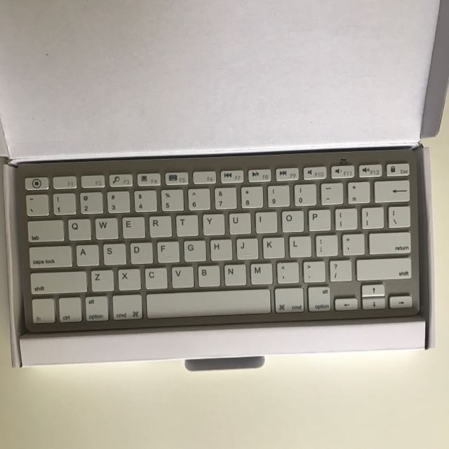 Miniso Bluetooth Keyboard (Silver), Mobile Phones & Gadgets, Mobile ...
