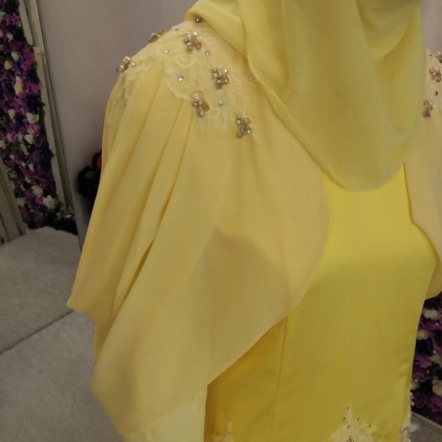 Modern Cape 7 Panel TAILORING, Women's Fashion, Muslimah Fashion, Baju ...