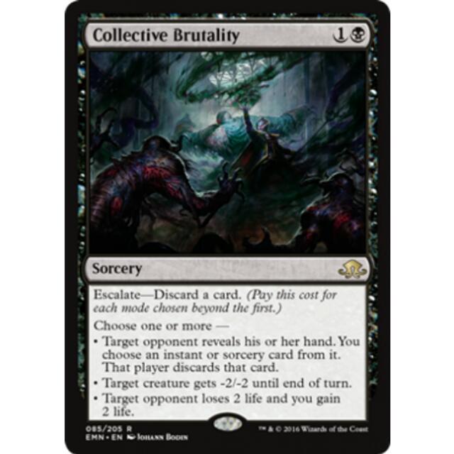 MTG - Collective Brutality, Hobbies & Toys, Toys & Games on Carousell